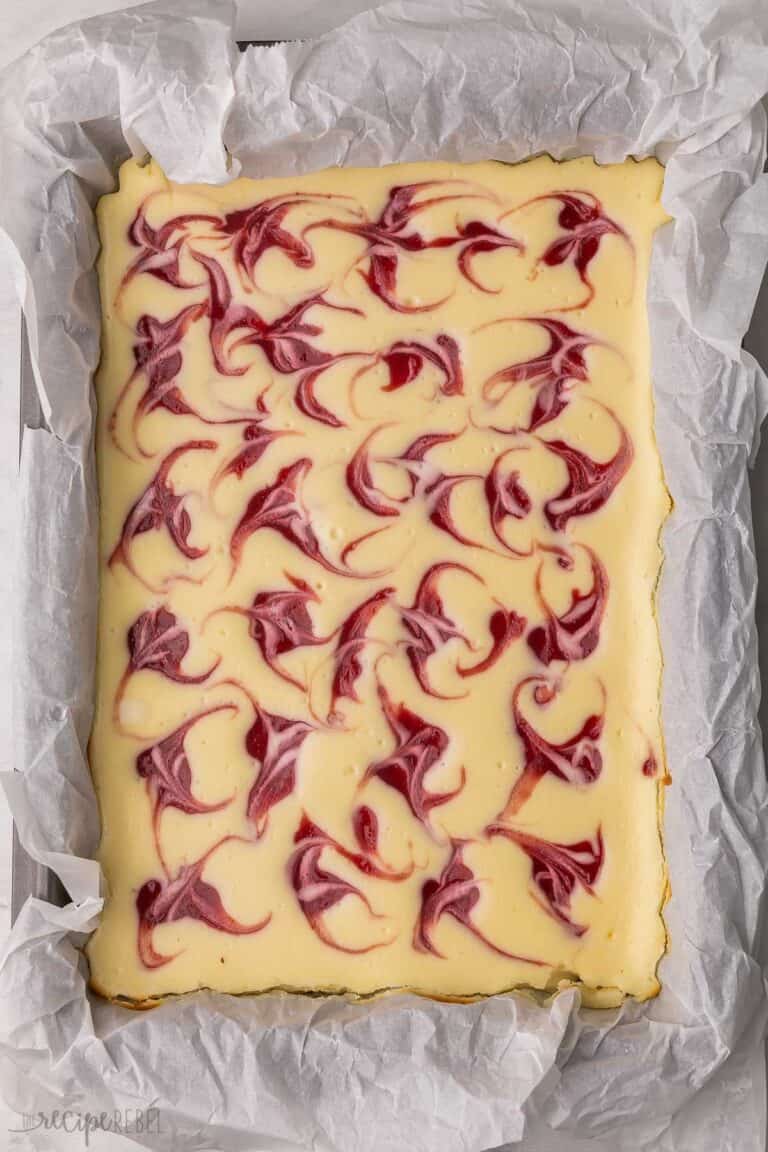 Strawberry Cheesecake Bars - The Recipe Rebel | VIDEO