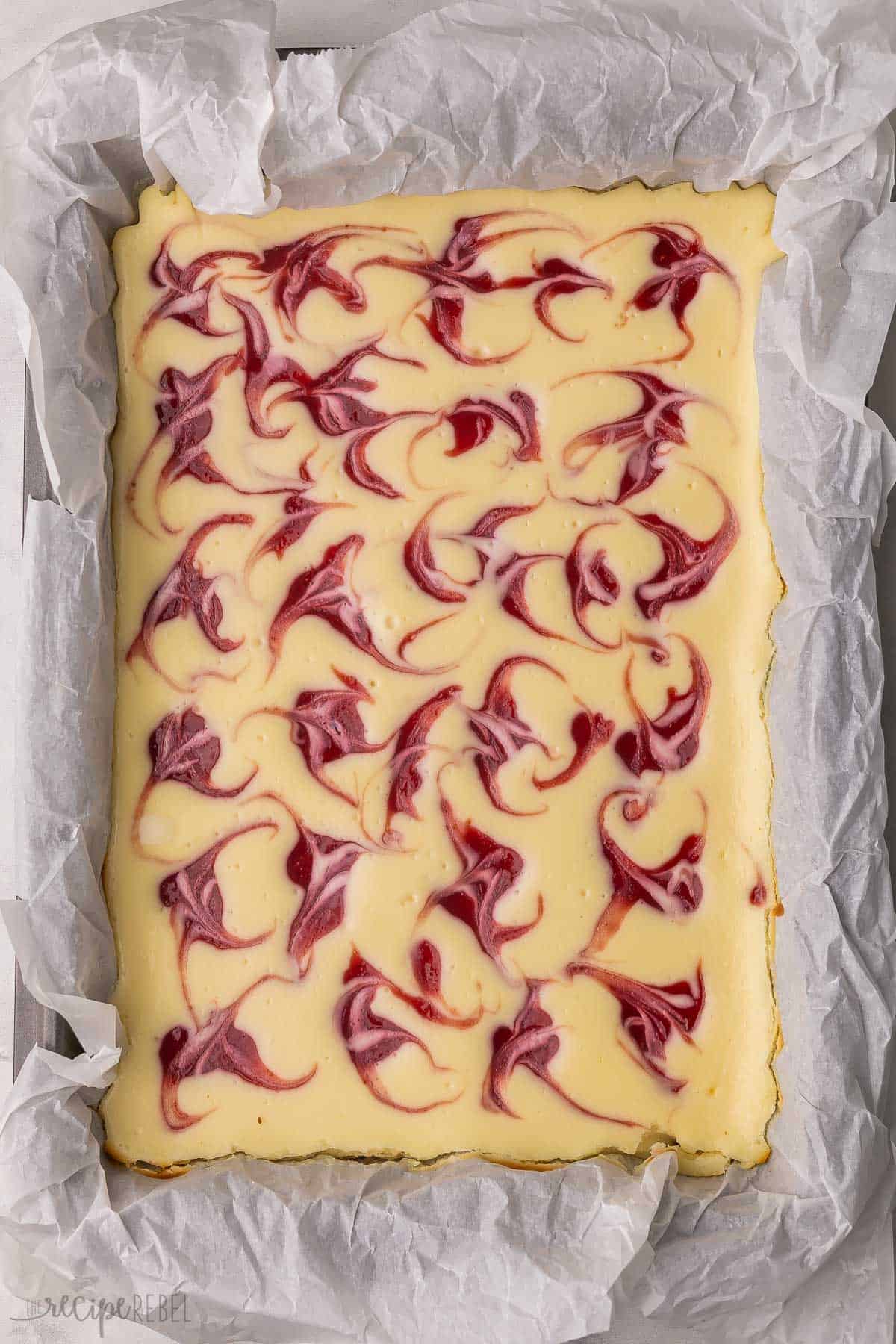 Strawberry Cheesecake Bars - The Recipe Rebel | VIDEO