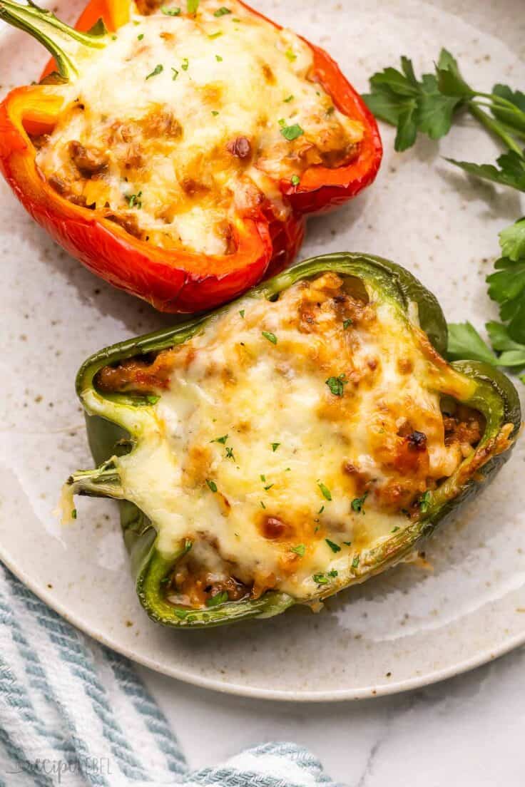 Easy Stuffed Peppers Recipe - The Recipe Rebel