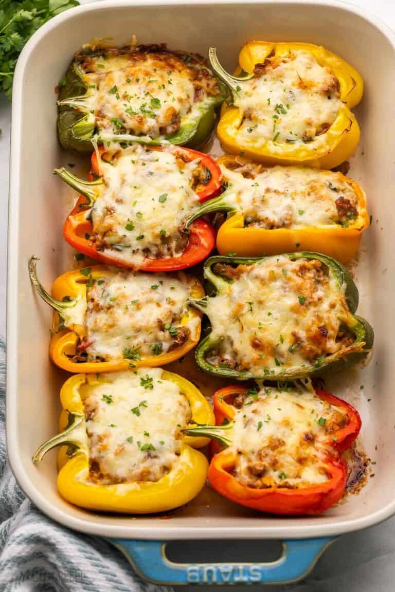 Easy Stuffed Peppers Recipe - The Recipe Rebel