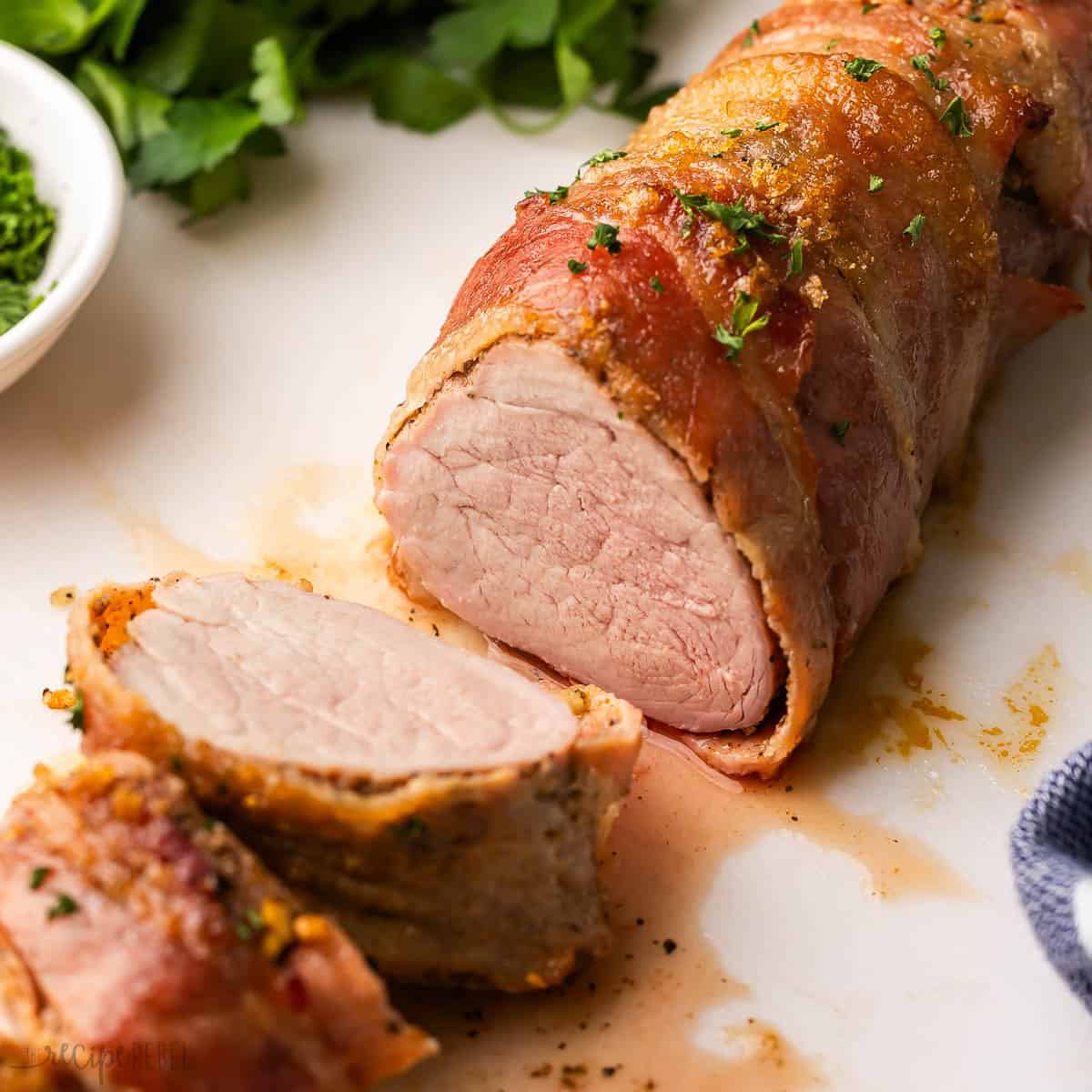 Bacon Wrapped Pork Tenderloin - The Recipe Rebel | VIDEO